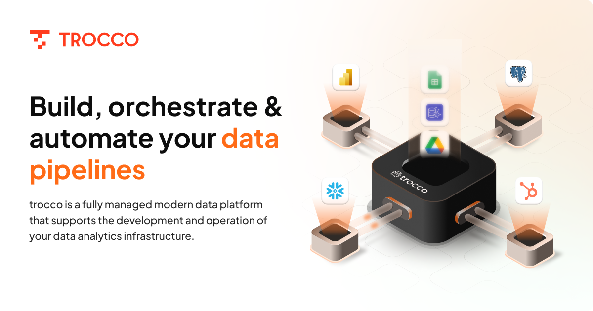 TROCCO | A No-code ETL - Reverse ETL, Data Integration & Data Orchestration Platform